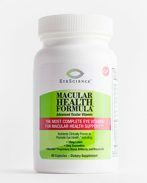 EyeScience Macular Health Formula Advanced Ocular Vitamin - 60 Capsules ...
