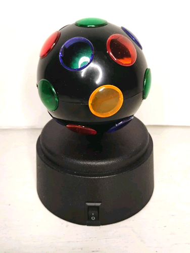 Rotating Multi Color Disco Ball Party Light Desktop Lamp Small Holiday ...
