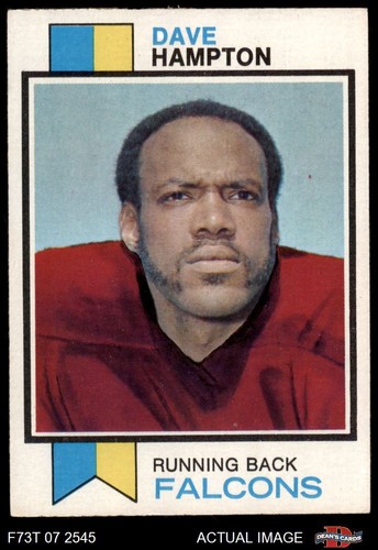 1973 Topps #145 Dave Hampton Falcons RC Wyoming 6.5 - EX/MT+ | eBay