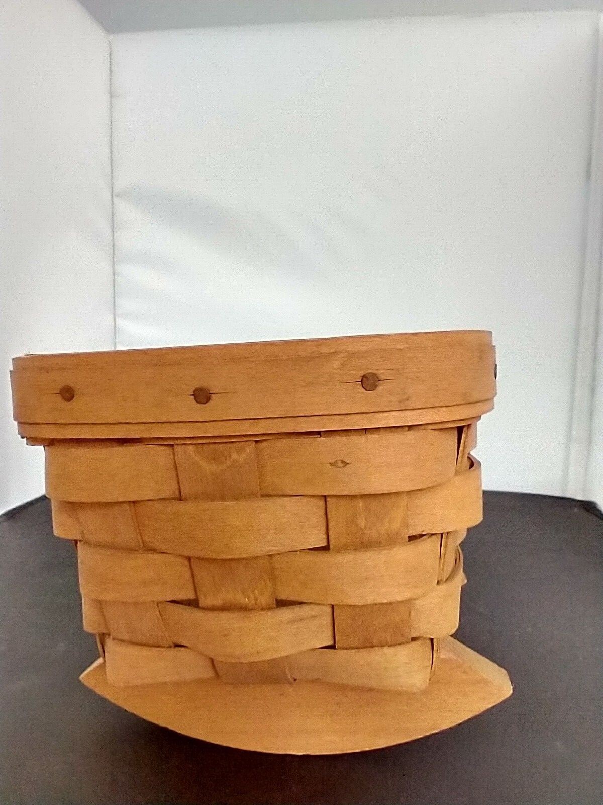 Vintage 1988 Longaberger Miniature Doll Cradle Rocker Rocking Basket | eBay