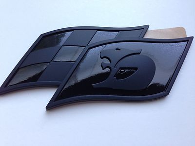 HSV VE BLACK Checkered Flag Badge CLUBSPORT R8 SENATOR GTS MALOO ...