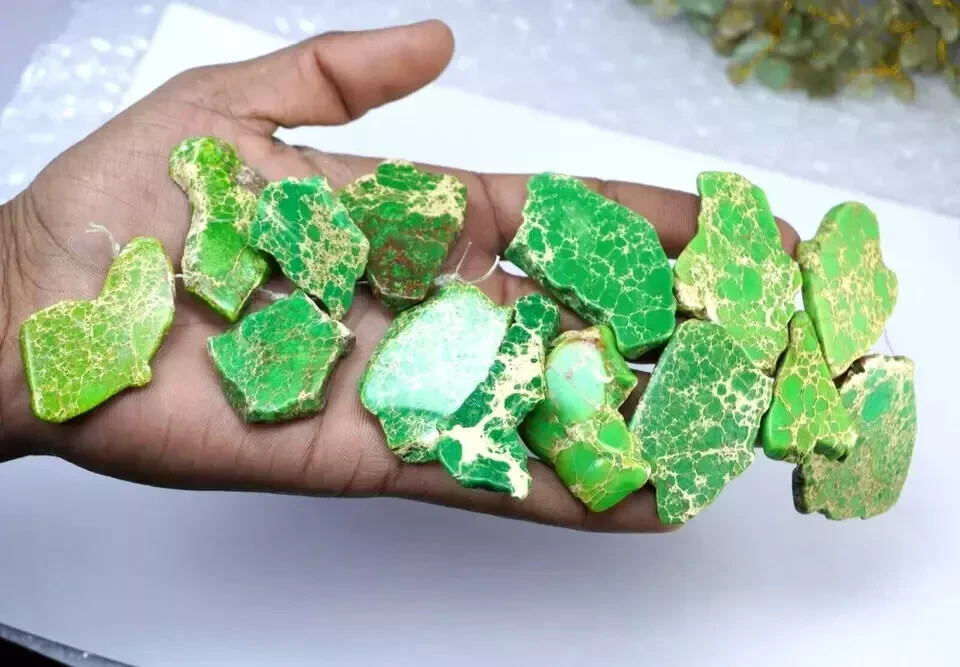 545 Ct Natural Arizona Superior Turquoise Slab Green Color Rough Mine ...