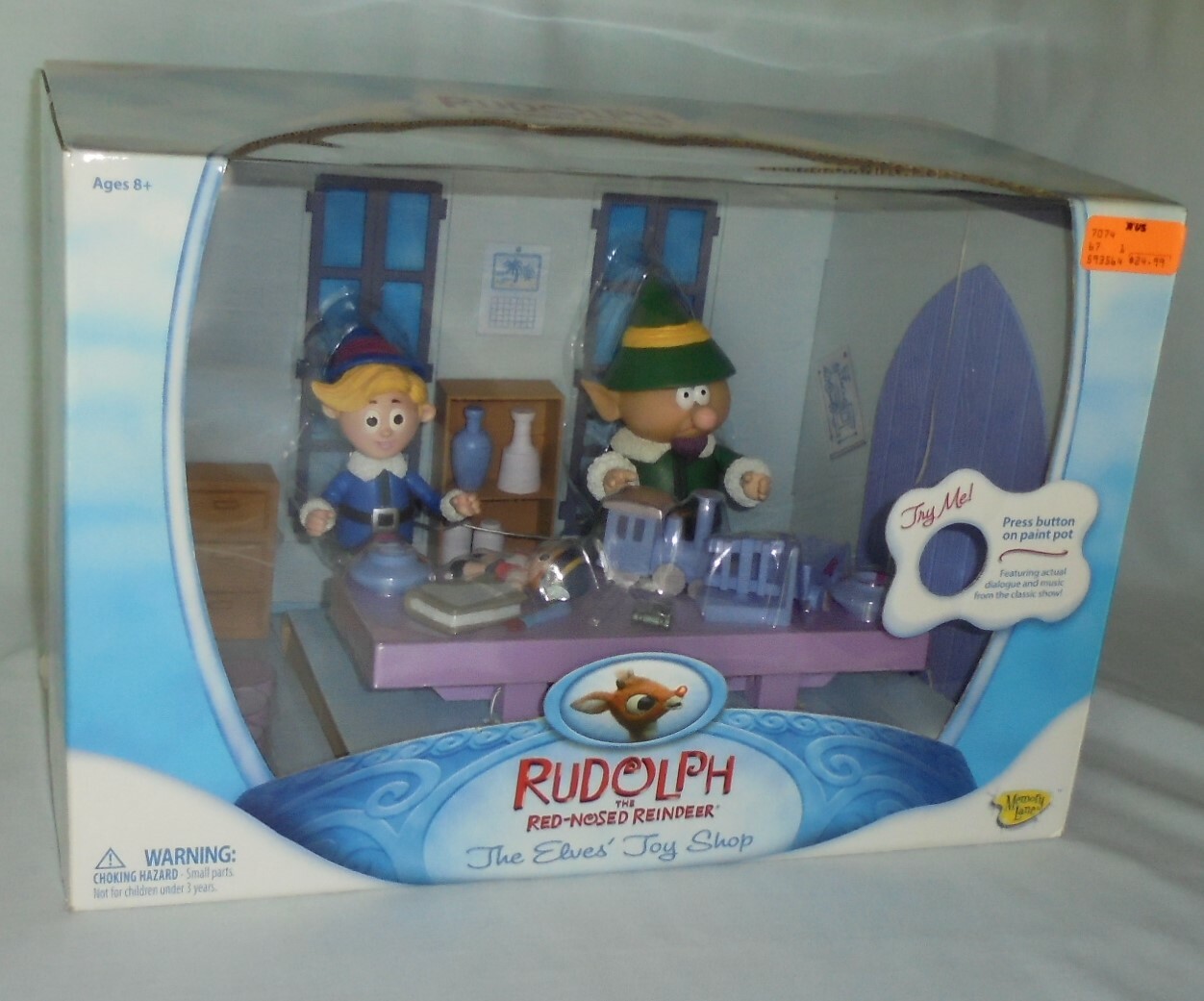 Elves Toy Shop Talking Playset Hermey Boss Elf Rudolph The Red Nosed ...