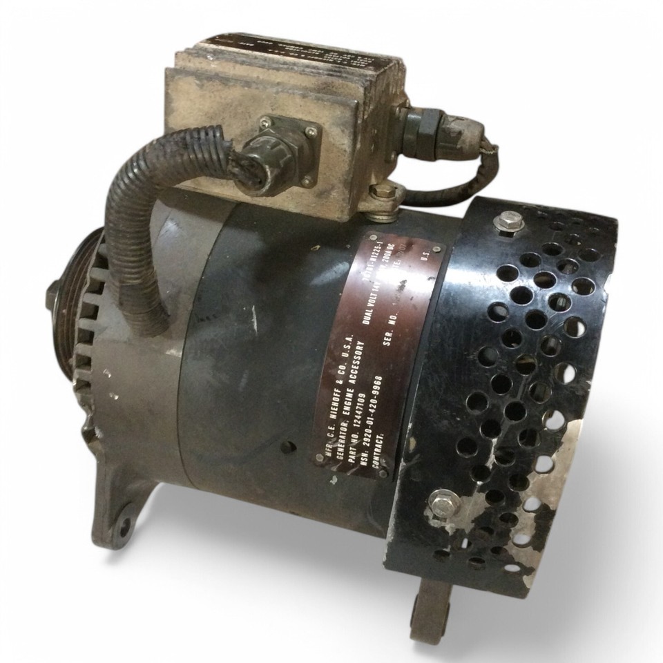 Military Humvee 200 Amp Generator Asm Assembly | Dual Voltage 24V & 12V ...