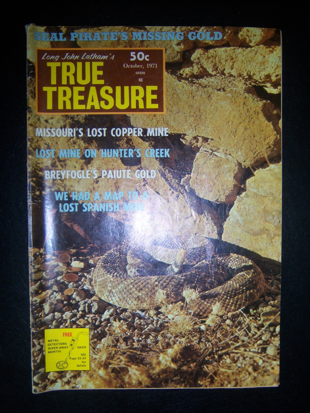 True Treasure Magazine vintage October 1971 | eBay