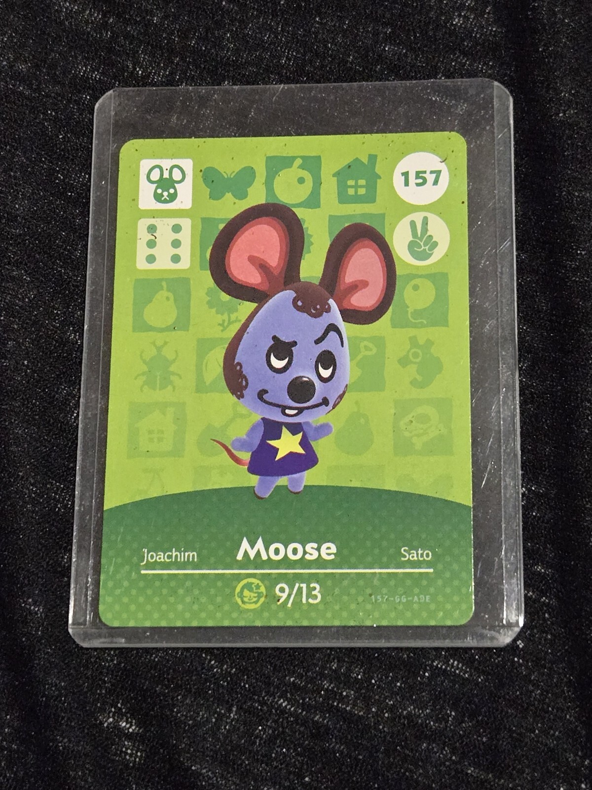 #157 Moose - Animal Crossing Amiibo Card, Series 2, US Version Nintendo ...