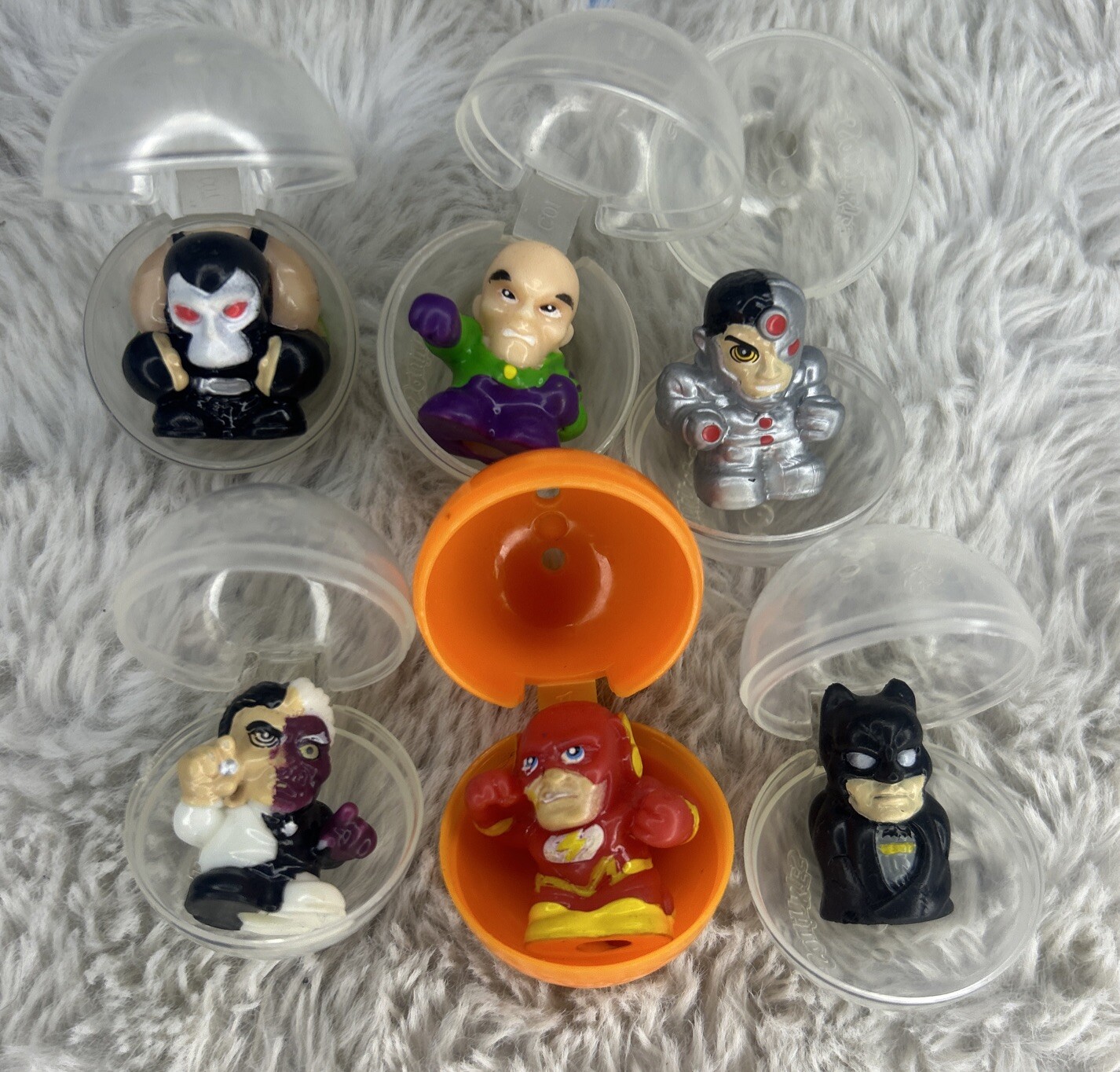Squinkies DC BATMAN 6 Collectible Figure Lot Loose W/balls | eBay