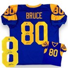 Isaac Bruce Autographed Signed Jersey with HOF - Royal - Beckett ...