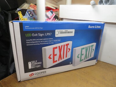 Cooper 023-856-LPX7 Self Powered Double Face Red &/or Green Letters ...