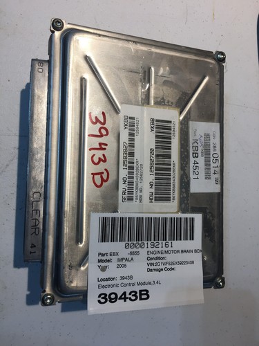 ECM ECU 05 CHEVY IMPALA Electronic Control Module3.4lauto | eBay