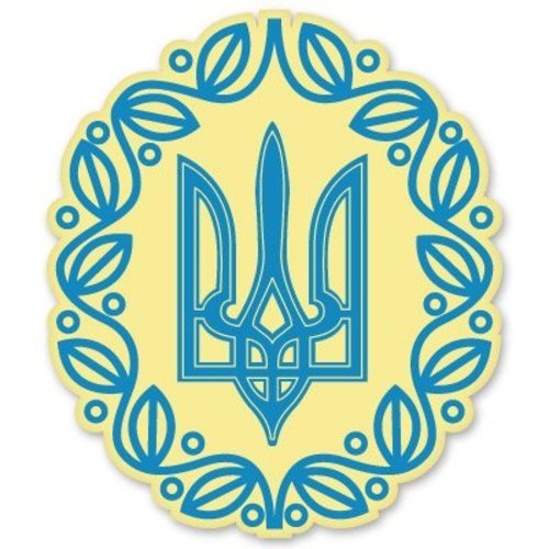 Ukrainian Tryzub Design Car Vinyl Sticker - SELECT SIZE | eBay