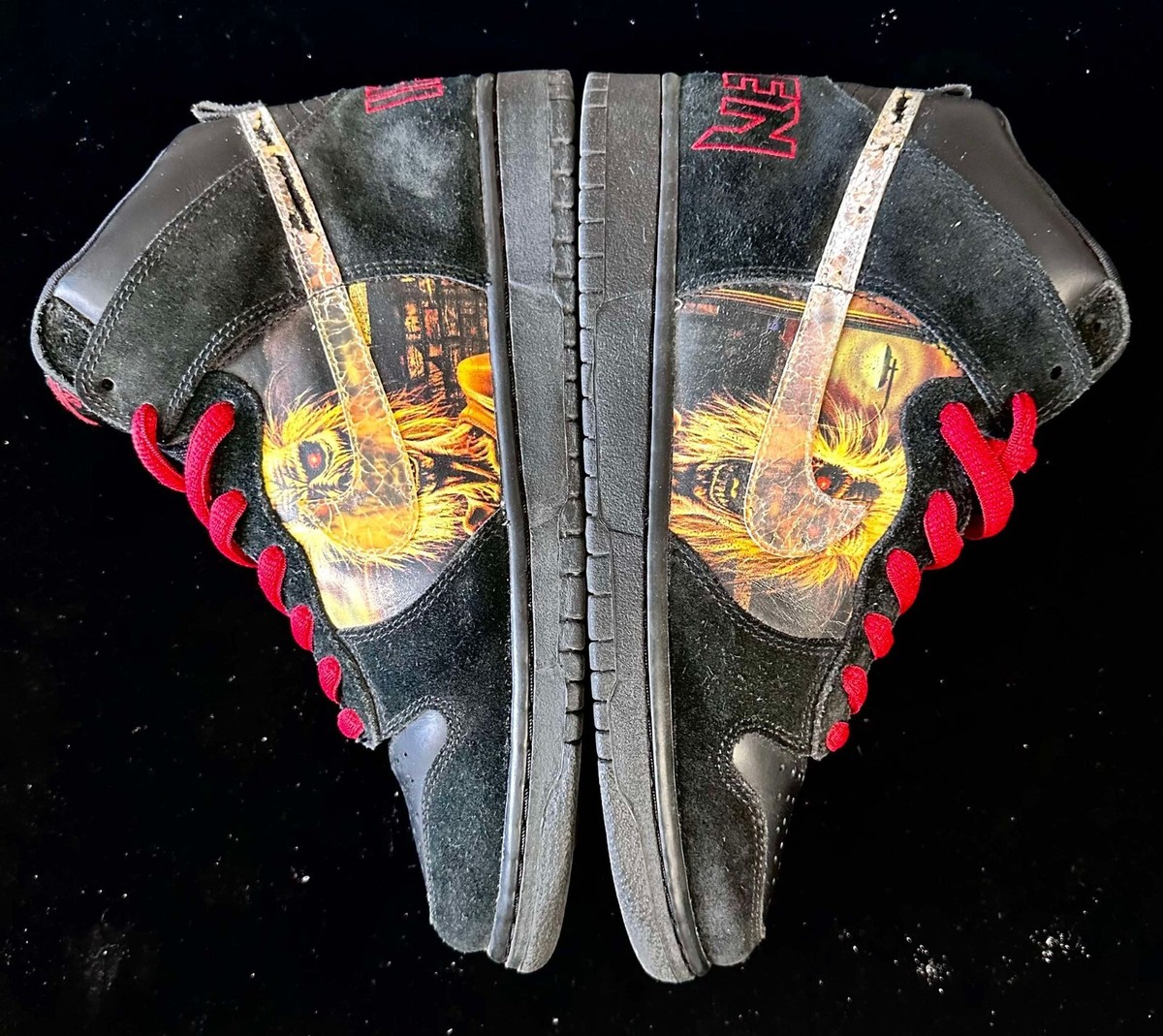 VNDS SIZE 9 NIKE SB DUNK HIGH IRON MAIDEN PROMO SAMPLE VNDS SIZE 9 NIKE SB DUNK HIGH IRON MAIDEN PROMO SAMPLE