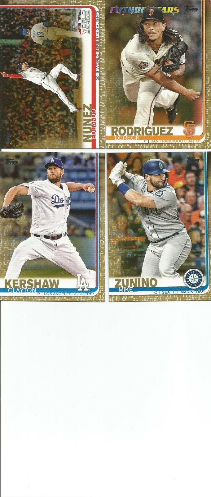 2019 TOPPS Baseball GOLD, Series 1 Complete Your Set, FREE SHIPPING ...