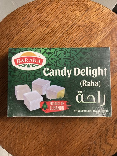 Baraka Turkish Candy Delight - Vanilla/Plain Flavor - 15.9 Oz.- Exp. 07 ...