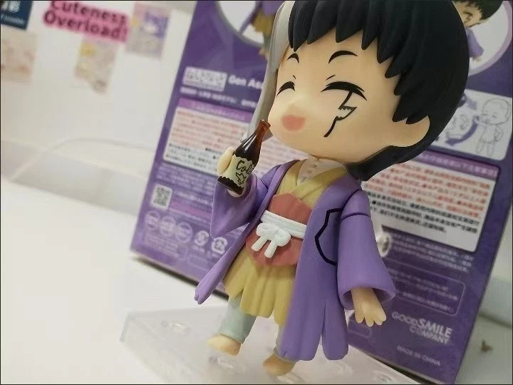 Dr. Stone Gen Asagiri #1816 Chibi Nendoroid - 10cm Posable PVC Figure ...