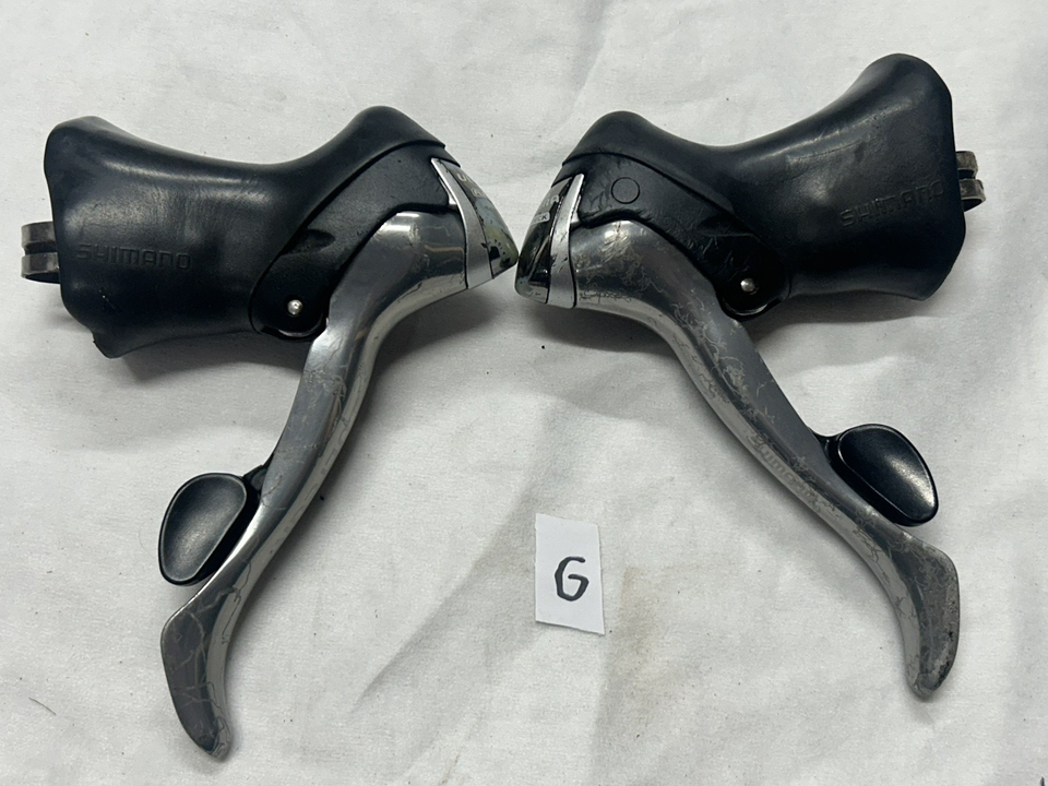 Shimano Ultegra ST-6510 2/3x9 Double Triple Road Bike Shifter Pair Set ...