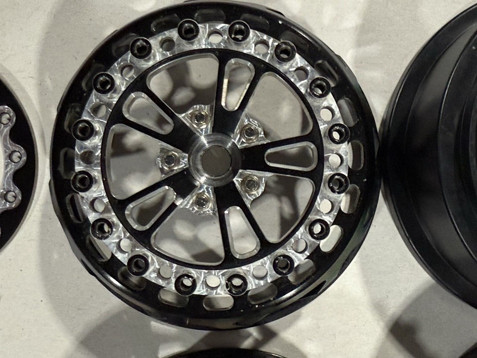 SSD RC V Spoke Lightweight Aluminum Drag Racing Beadlock Wheels 2.2/3.0 ...