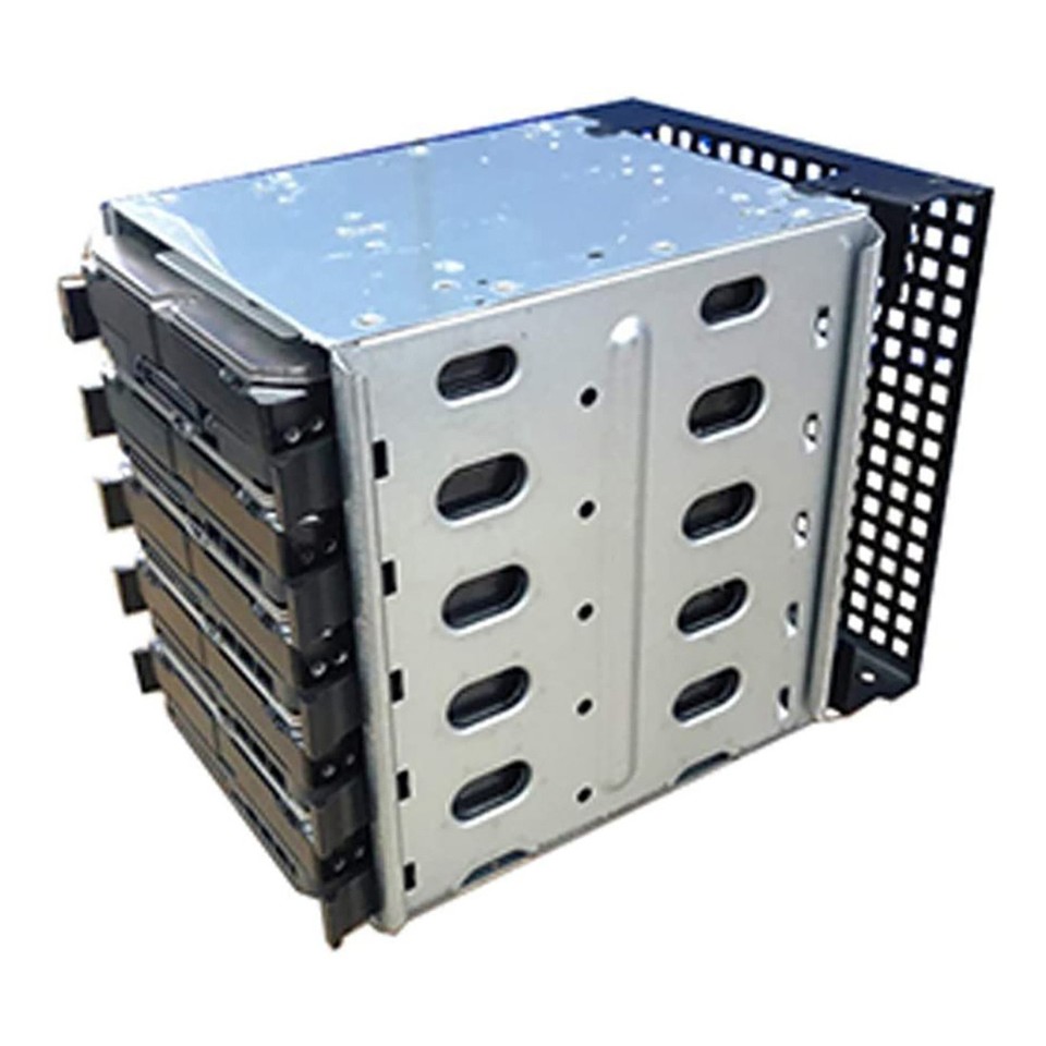 5.25 Inch to 5 x 3.5 Inch HDD Cage Rack Hard Drive Disk Enclosure2723 ...