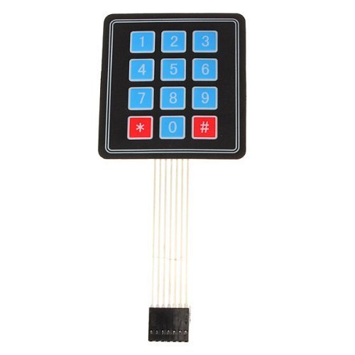 2 PCS 4 x 3 Matrix Array 12 Key Membrane Switch Keypad Keyboard for ...