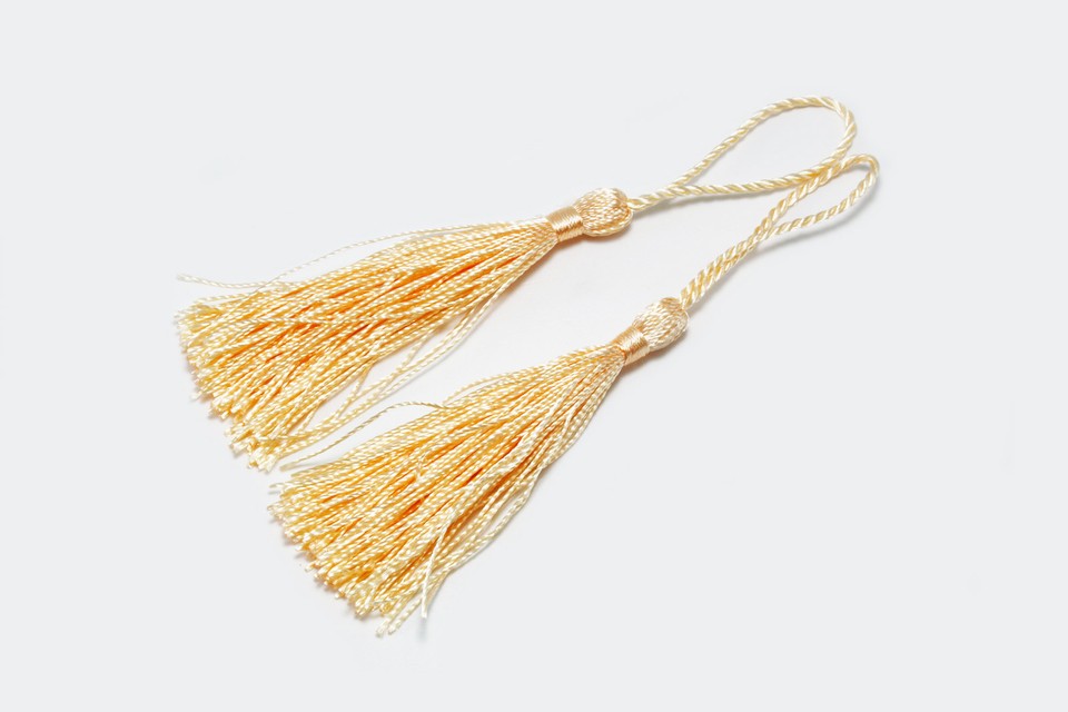 Quaste mit Anhänger 13 cm Quasten Troddel Bommel mit Schlaufe, QS10 ...
