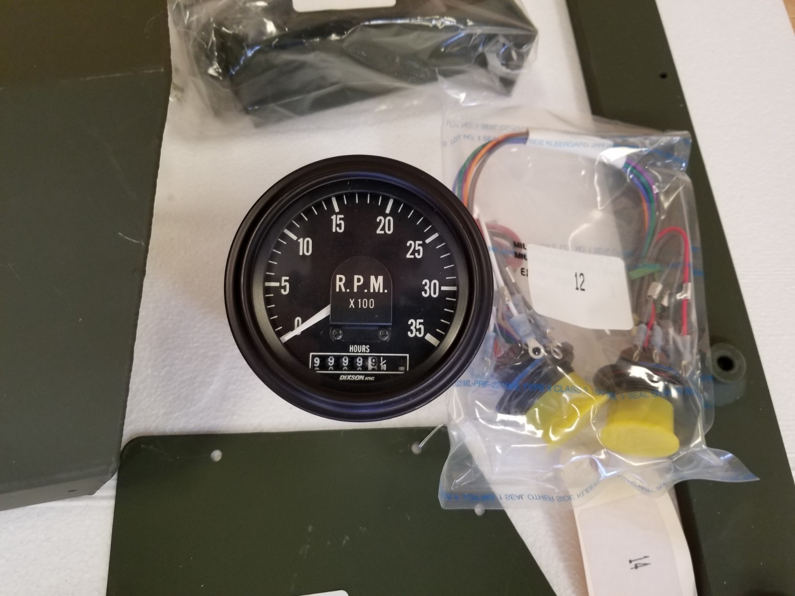 Humvee Hummer HMMWV M998 Tachometer Kit Military RPM 57K3532 ...