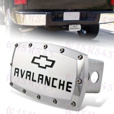 For 2" Trailer Tow Receiver Hitch Cover Cap For CHEVROLET AVALANCHE ...