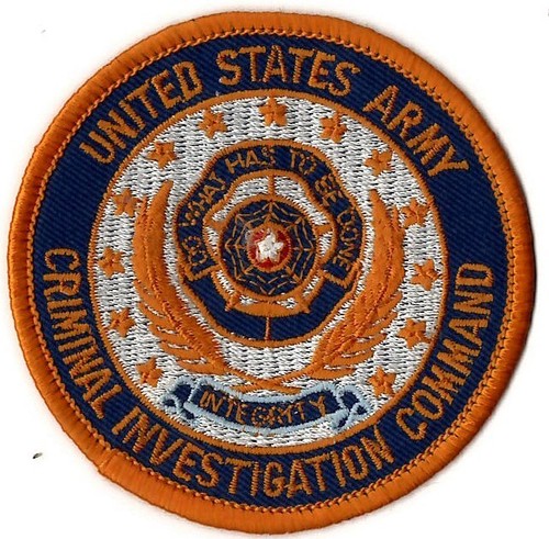 UNITED STATES ARMY CRIMINAL INVESTIGATION COMMAND MILITARY PATCH | eBay