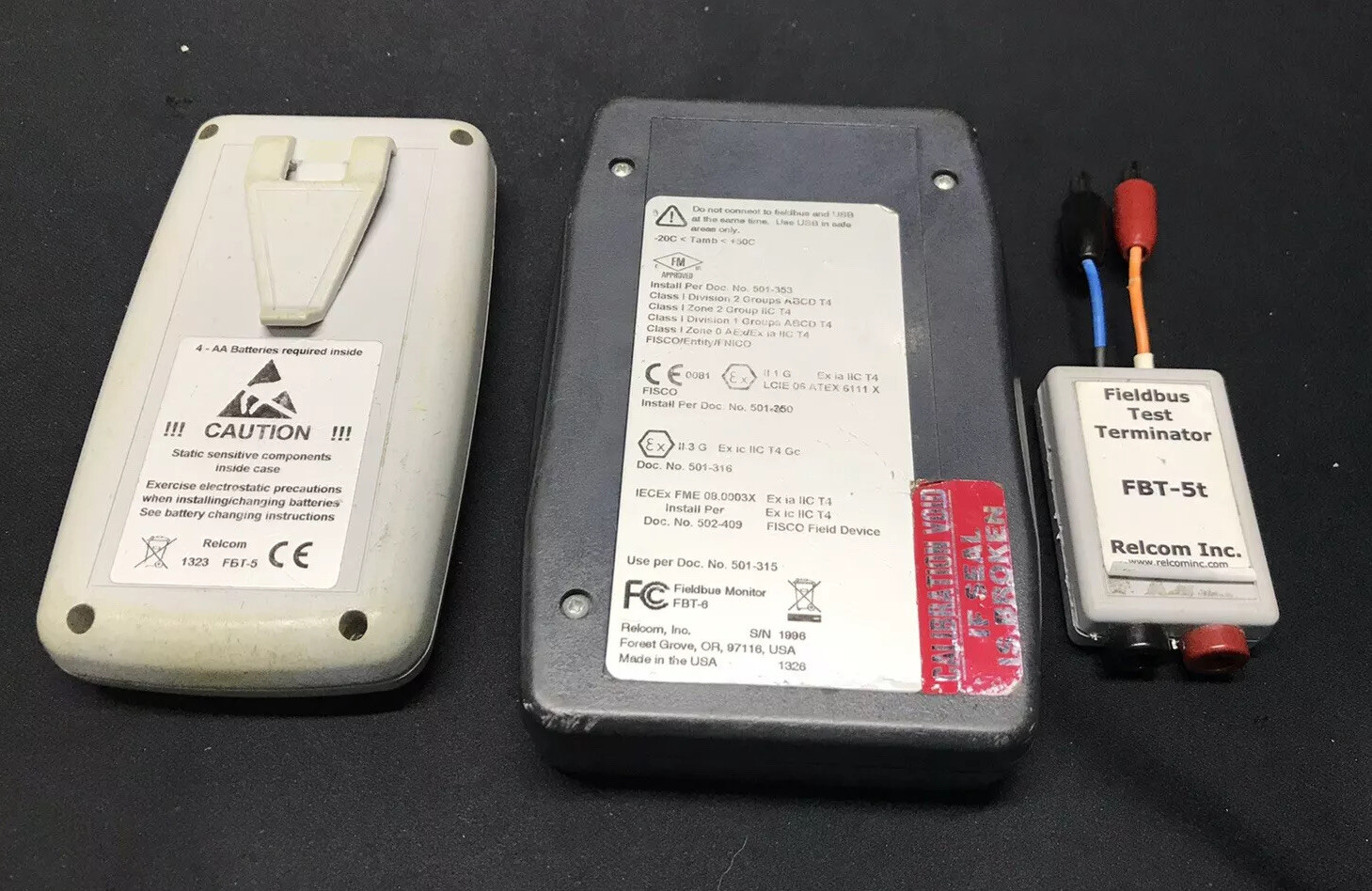 MTL Relcom Fieldbus TestKit FBT-6 FBT-5 FBT-5t Wiring Validator Monitor ...