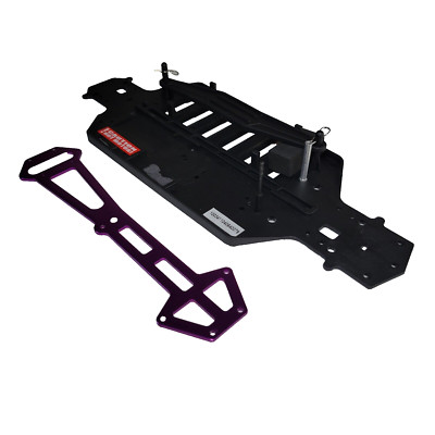 Redcat Racing lightning STK Chassis & Purple Chasis Brace Frame 03001 ...