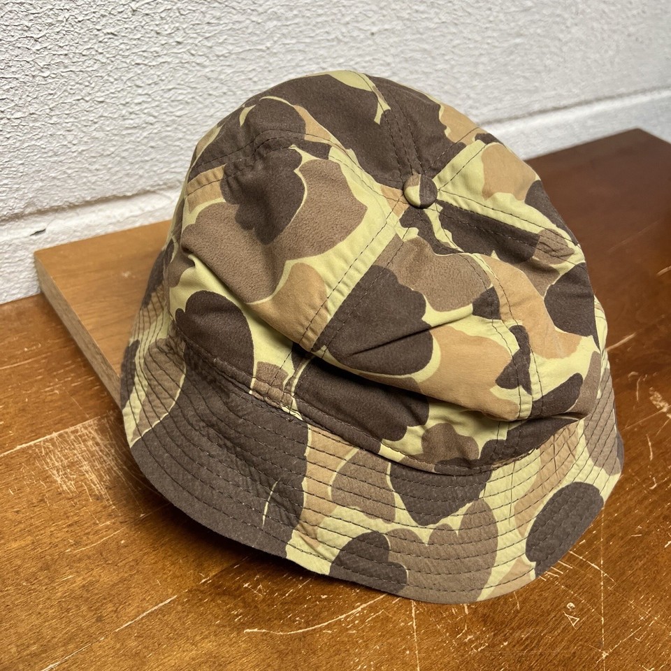 Vintage Original Jones Water Repellent Hat Cap Bucket Camo Made in USA ...