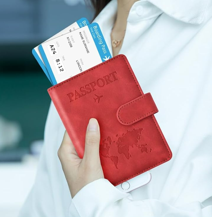 Passport Holder for Travel,Passport Wallet Cover Case Passport Book ...