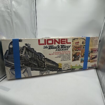 LIONEL 6-1662 THE BLACK RIVER FREIGHT TRAIN SET ORIGINAL BOX - EMPTY ...