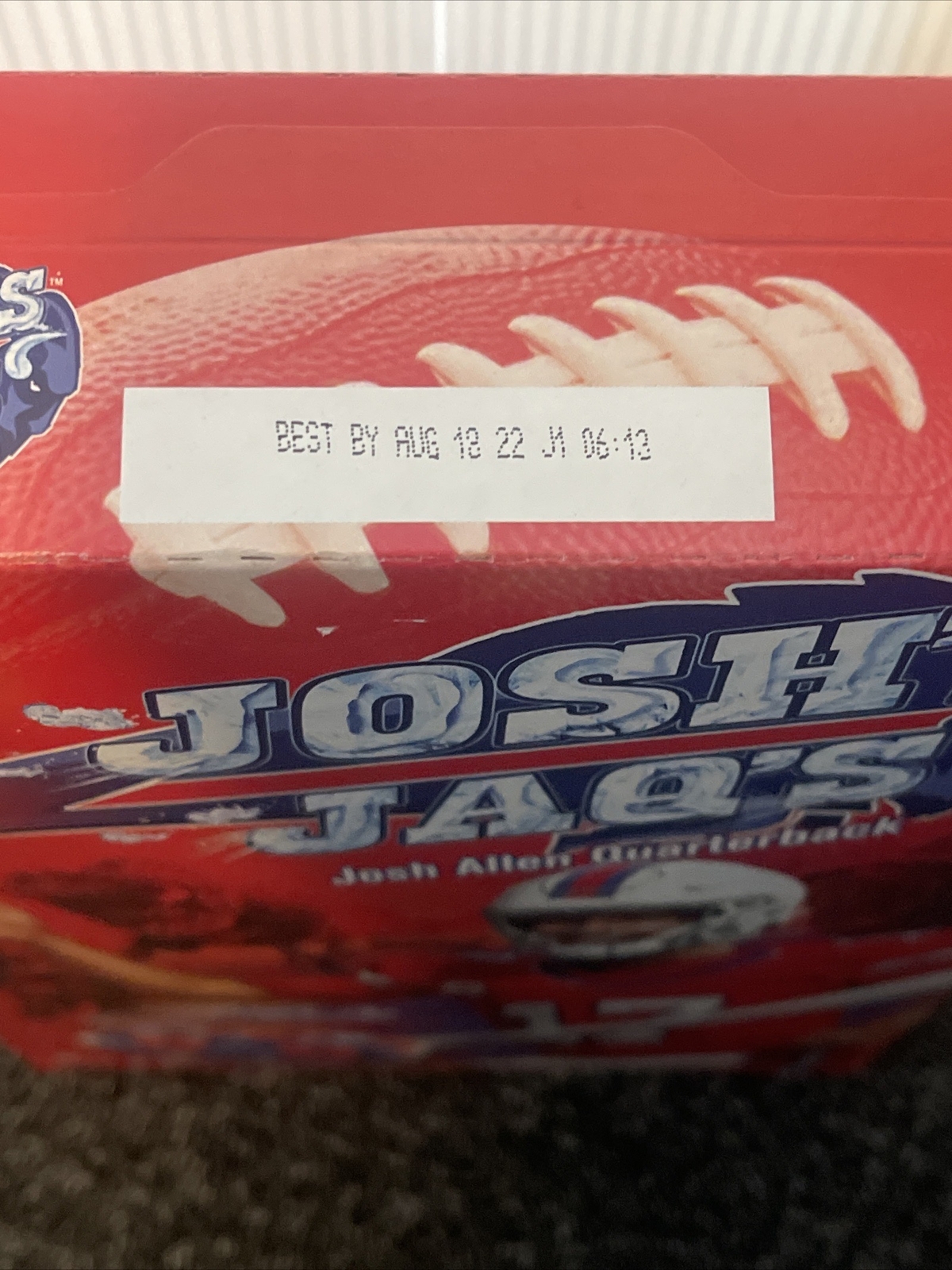 2021 Josh Allen Buffalo Bills QB Cereal Josh’s JAQS Limited Edition for ...