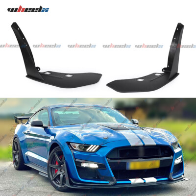 Front Bumper Corner Spoiler Winglet Splitters GT500 Style For Ford ...