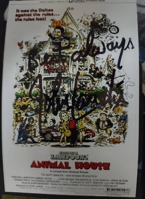 JOHN LANDIS DIRECTOR SIGNED AUTOGRAPHED ANIMAL HOUSE CUSTOM ART 4X6 ...
