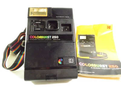 Kodak Colorburst 250 Instant Camera w/ User Manual, Tested Working | eBay