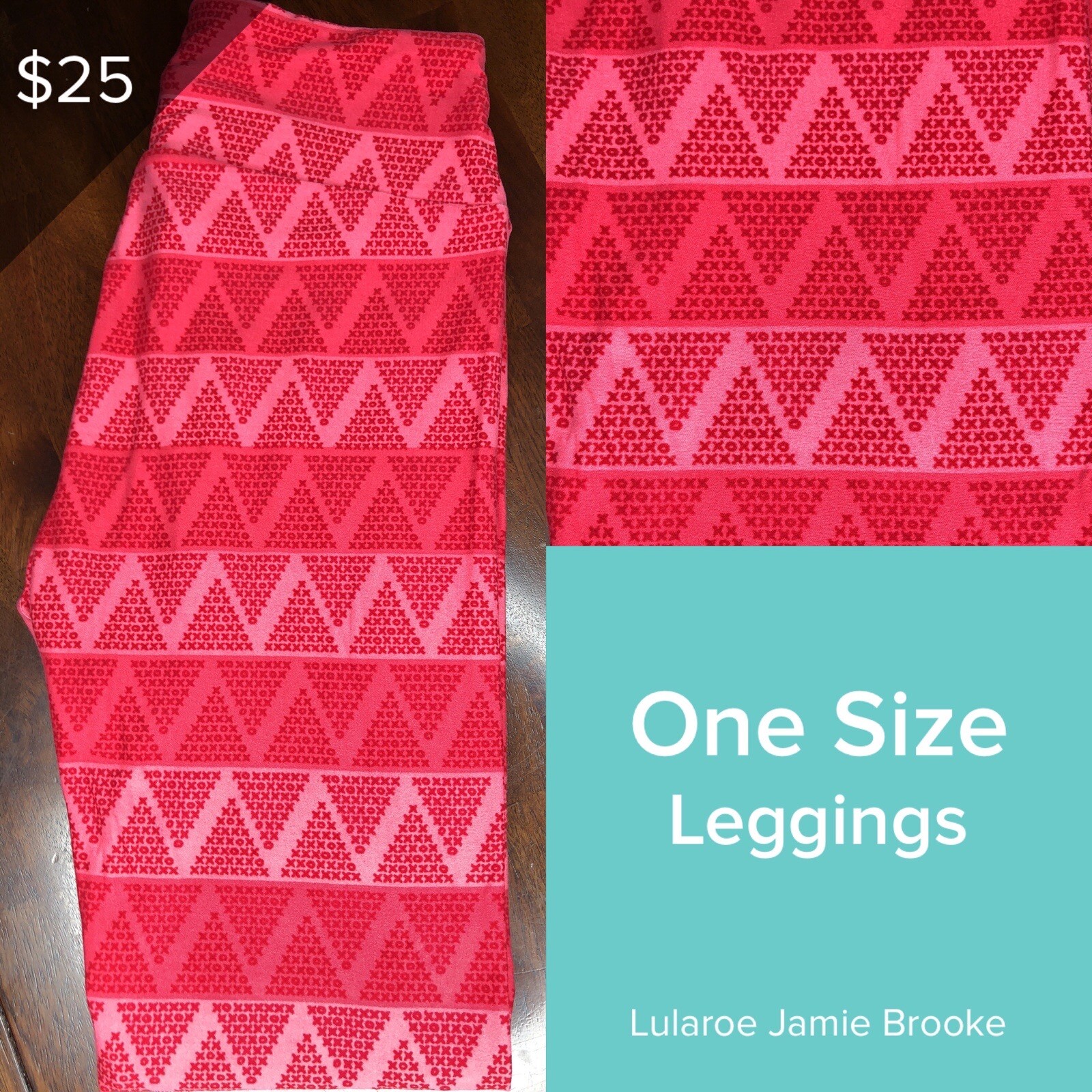NWT LulaRoe One Size OS Leggings Valentines Day Hugs & Kiss XOXO *Rare ...
