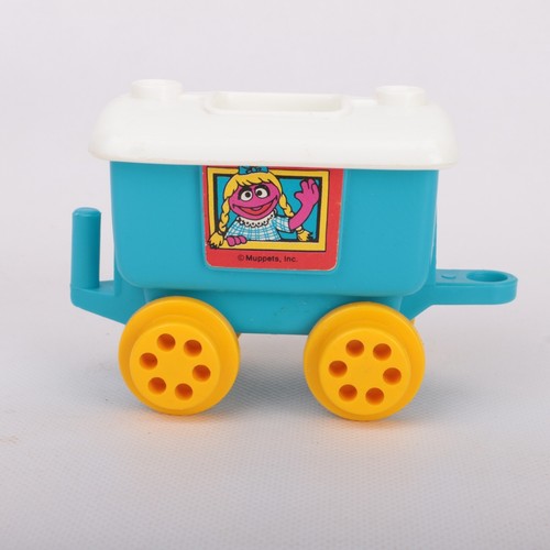 Sesame Street Vintage Toy Train Car Prairie Dawn CBS Muppets Inc | eBay