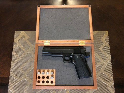 Hand Crafted Walther Solid wood Storage boxes, gun case, display box ...
