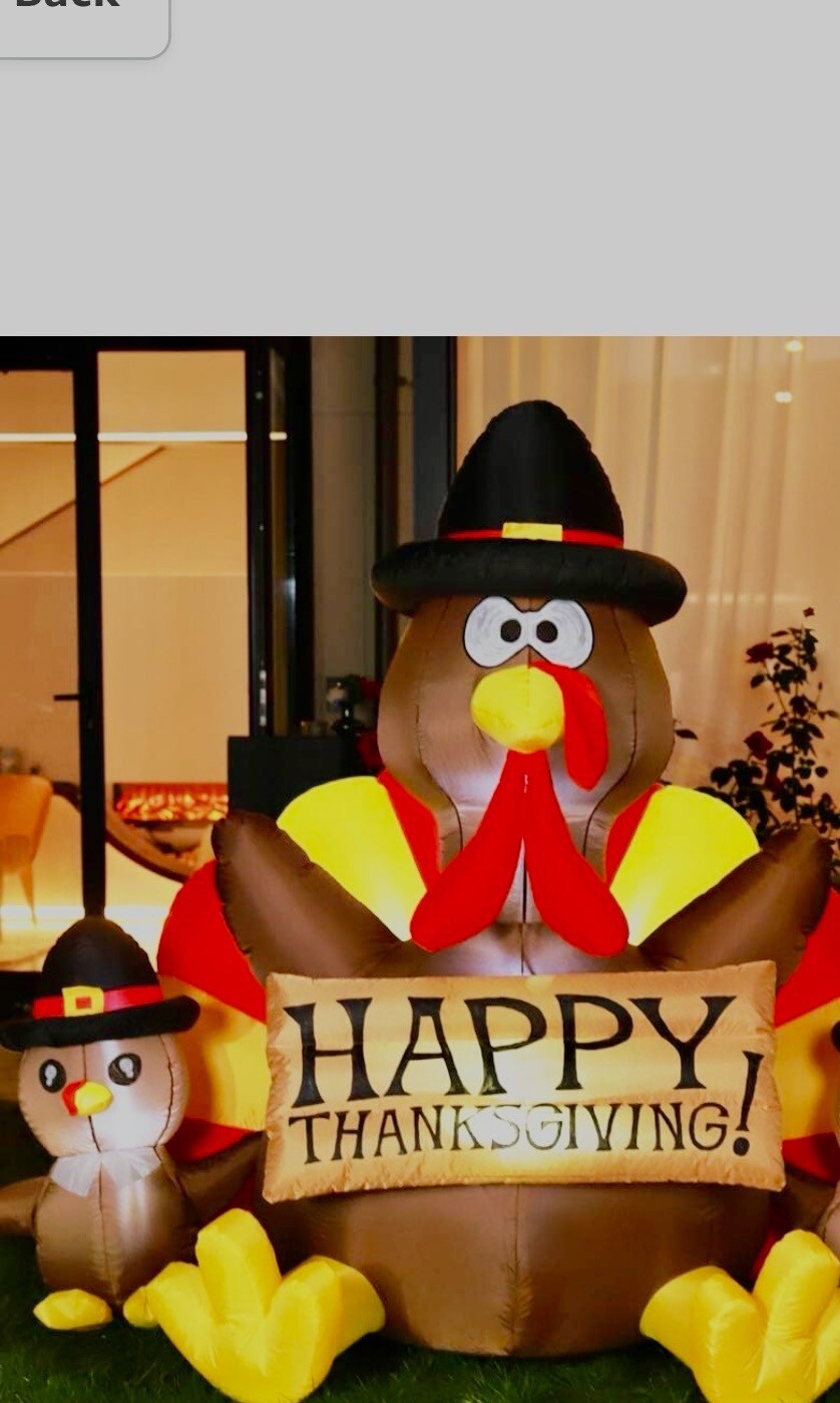 Blow Up Turkey Decoration. Perfect Condition. | eBay
