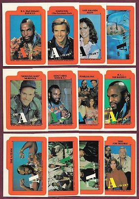 1983 Topps A Team Stickers $.99 EACH / Discount (MINIMUM 2) You Pick ...