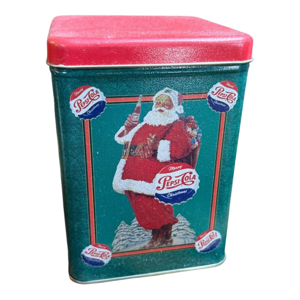 Pepsi Cola Santa Tin | eBay