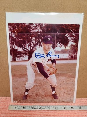 Don Larson AUTOGRAPHED Photo New York Yankees Signed 8x10 Photo | eBay