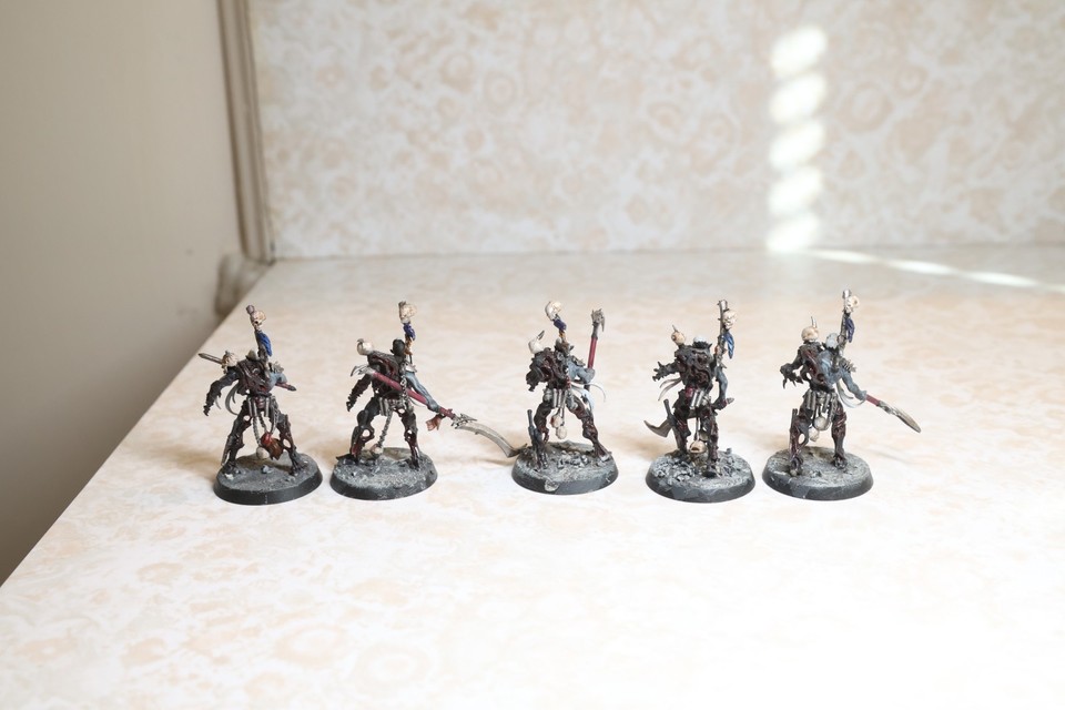 Warhammer 40k - Drukhari / Dark Eldar - Mandrakes (5) - Built, Painted | eBay