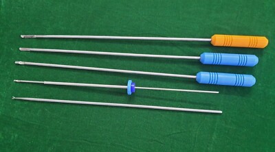 5pc Laparoscopic Knot Pusher Cutter 5mmx330mm Endoscopy Surgical ...