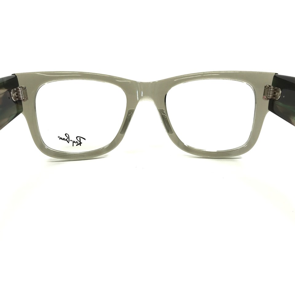 Ray-Ban Eyeglasses Frames RB0840V MEGA WAYFARER 8297 Clear Green Brown ...