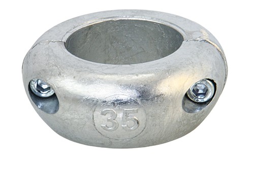 Marine instruments Wave zinc anode"Ring" approx 195g D25mm | eBay Australia