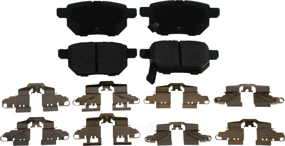 Disc Brake Pad Set-PCT Ceramic Disc Brake Pad Rear Autopart Intl 1412 ...