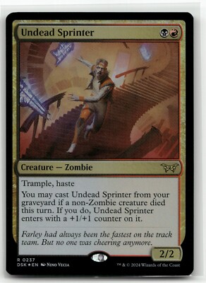 Undead Sprinter 237 Foil MTG Duskmourn Magic | eBay