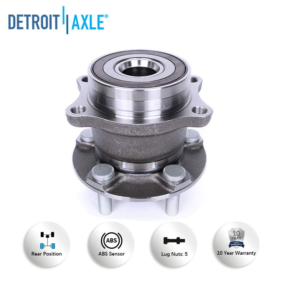 Rear Wheel Bearing and Hubs for Subaru Outback Forester Legacy Impreza ...